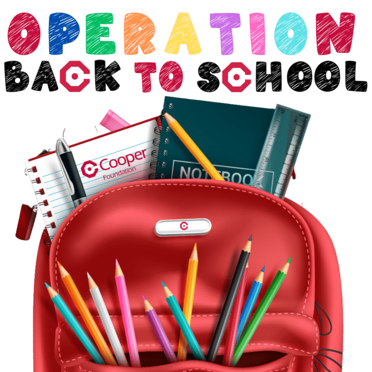 Operation Back To School Logo | The Cooper Foundation